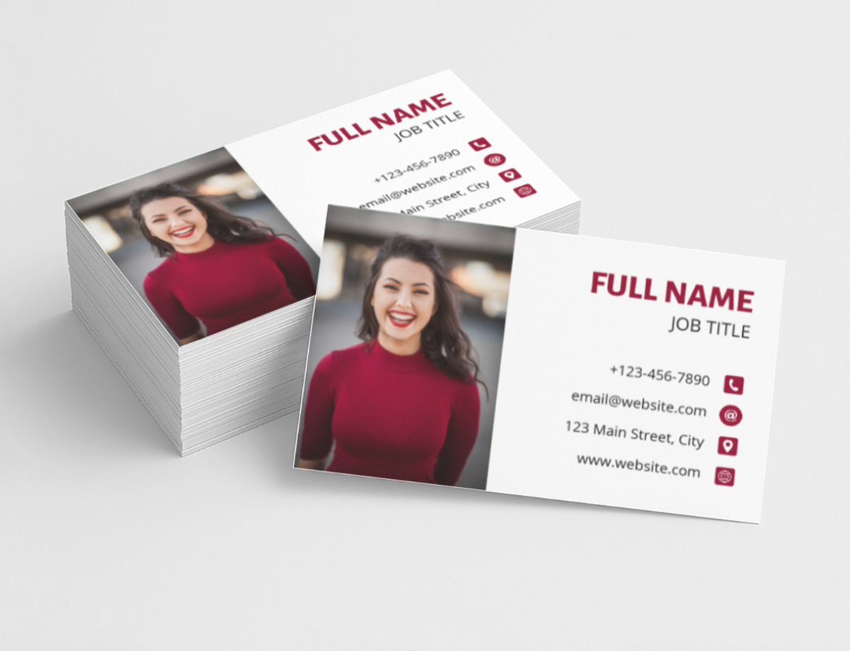 Single-Sided Business Card Printing Online | Diamond Photo AU